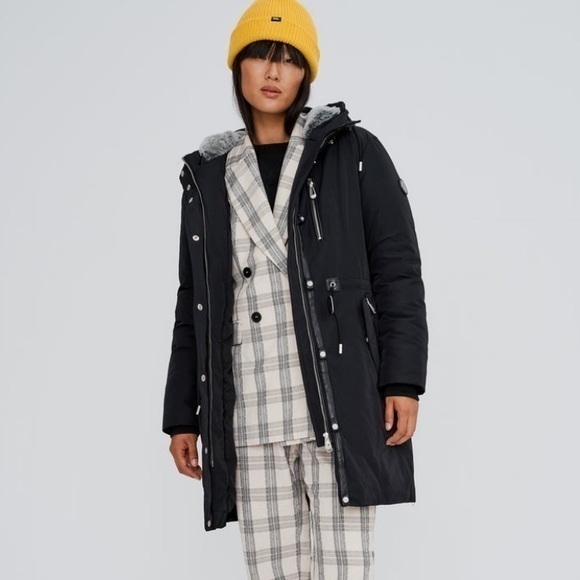 Noize | Jackets & Coats | Noize Black Scarlet Heavyweight Long Faux Fur ...